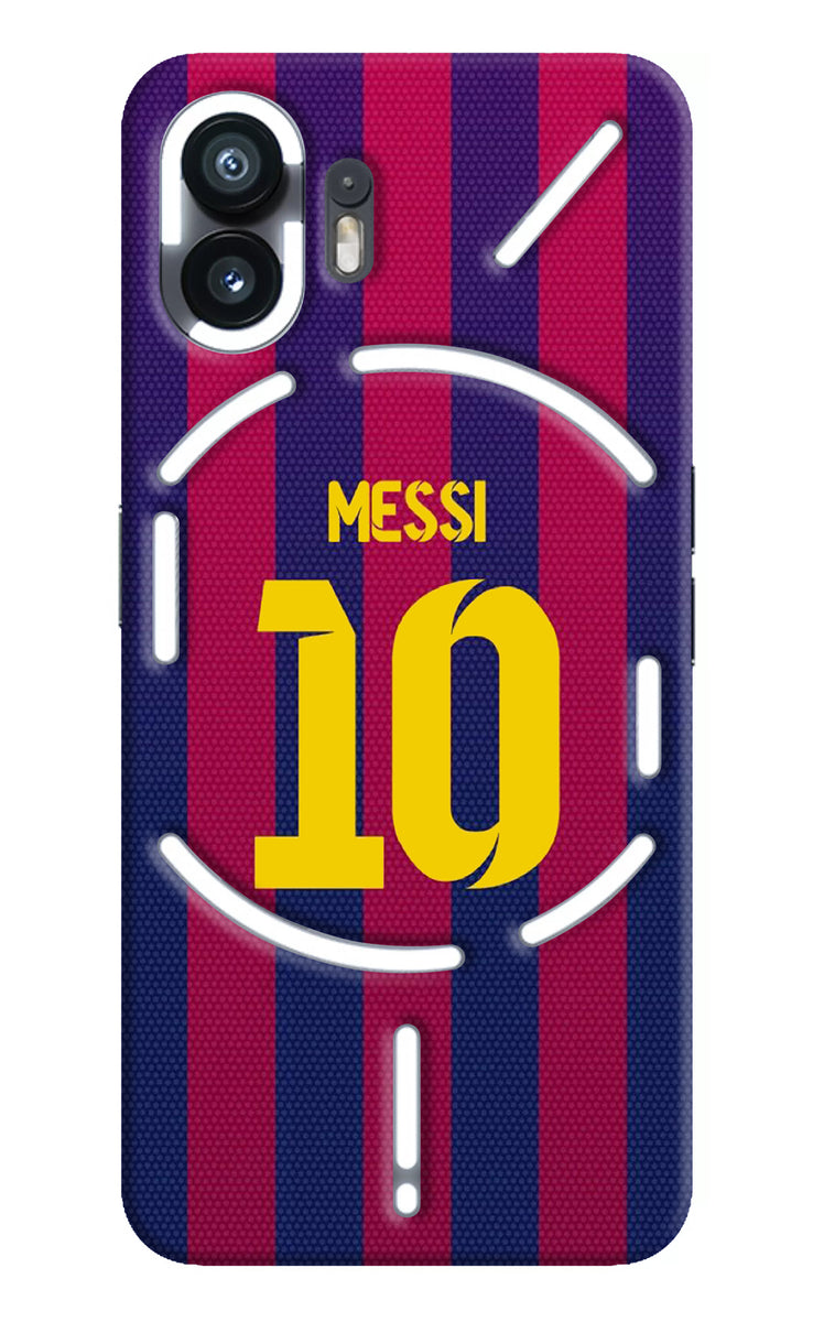 Messi 10 tshirt Nothing Phone 2 Back Cover Case Online at Best Price ...