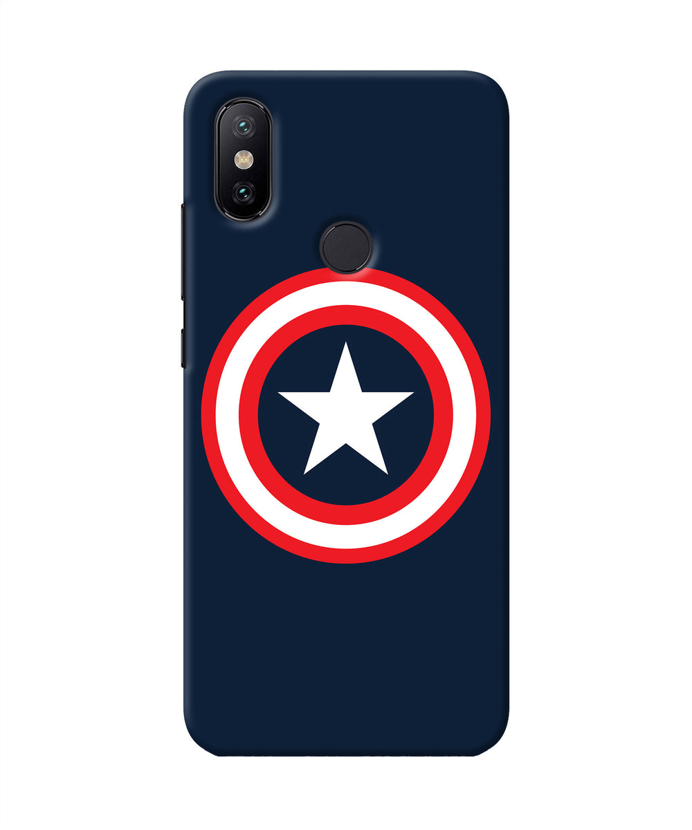 Captain America Logo Mi A2 Back Cover Case Online at Best Price – Shoproom