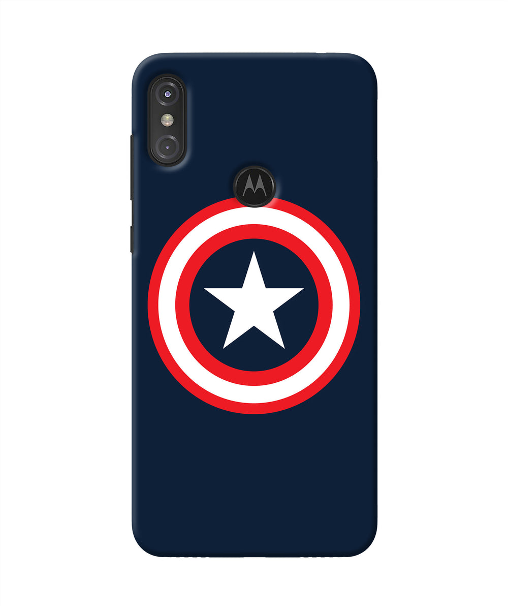 Captain America Logo Moto One Power Back Cover Case Online at Best ...