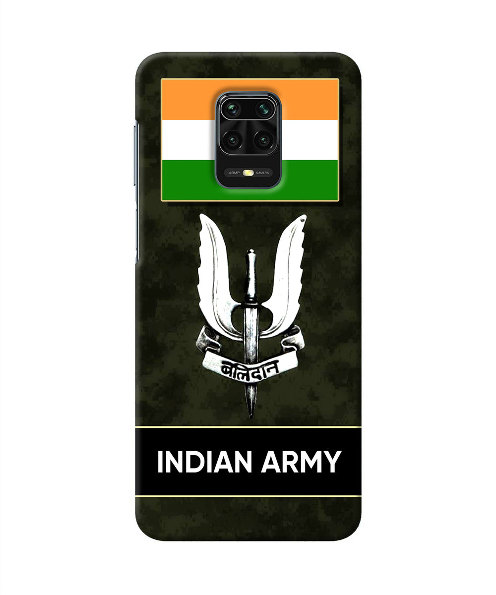 Indian Flag Balidan Logo Redmi Note 9 Pro / Pro Max Back Cover Case ...