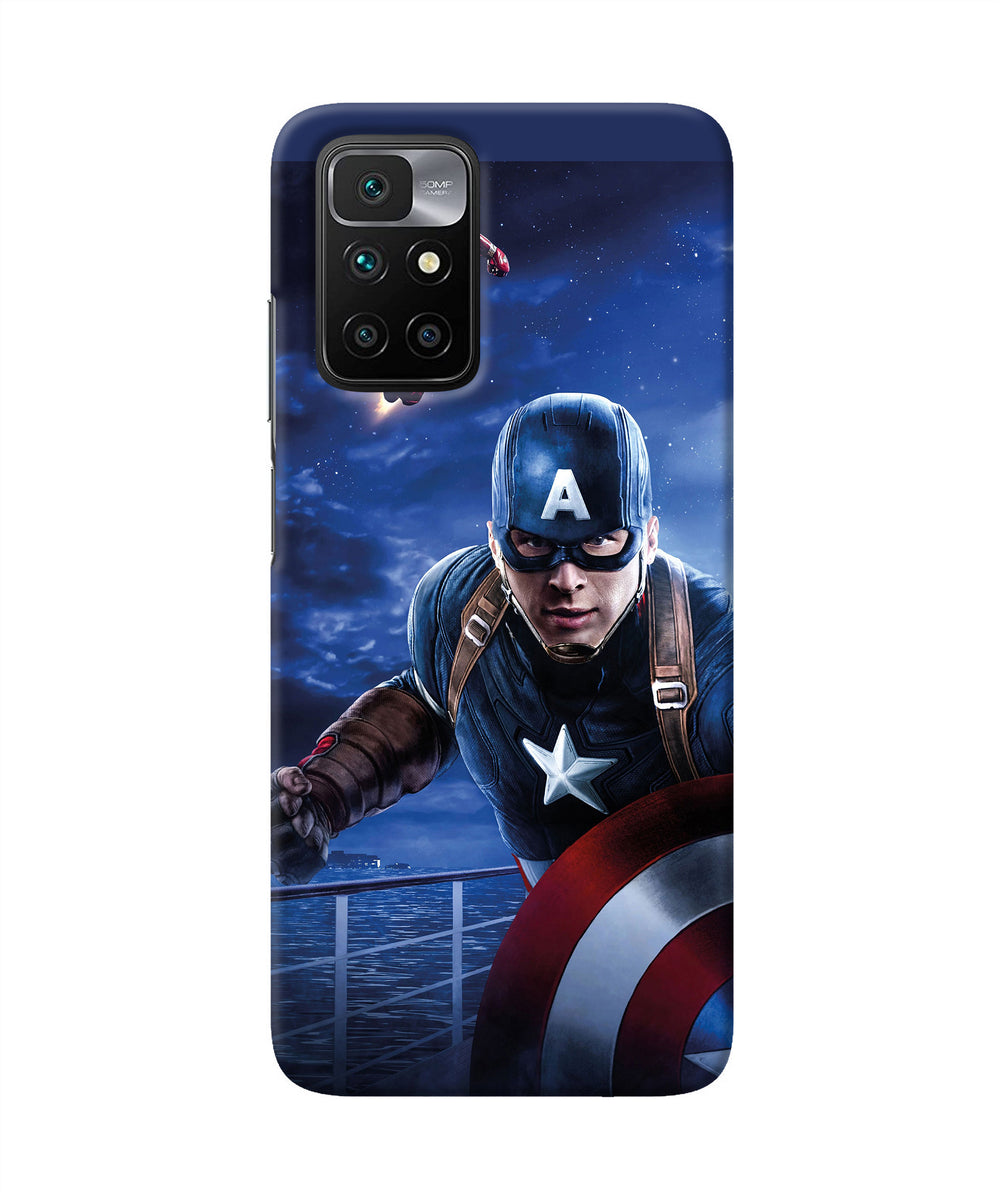 Captain with ironman Redmi 10 Prime Back Cover Case Online at Best ...