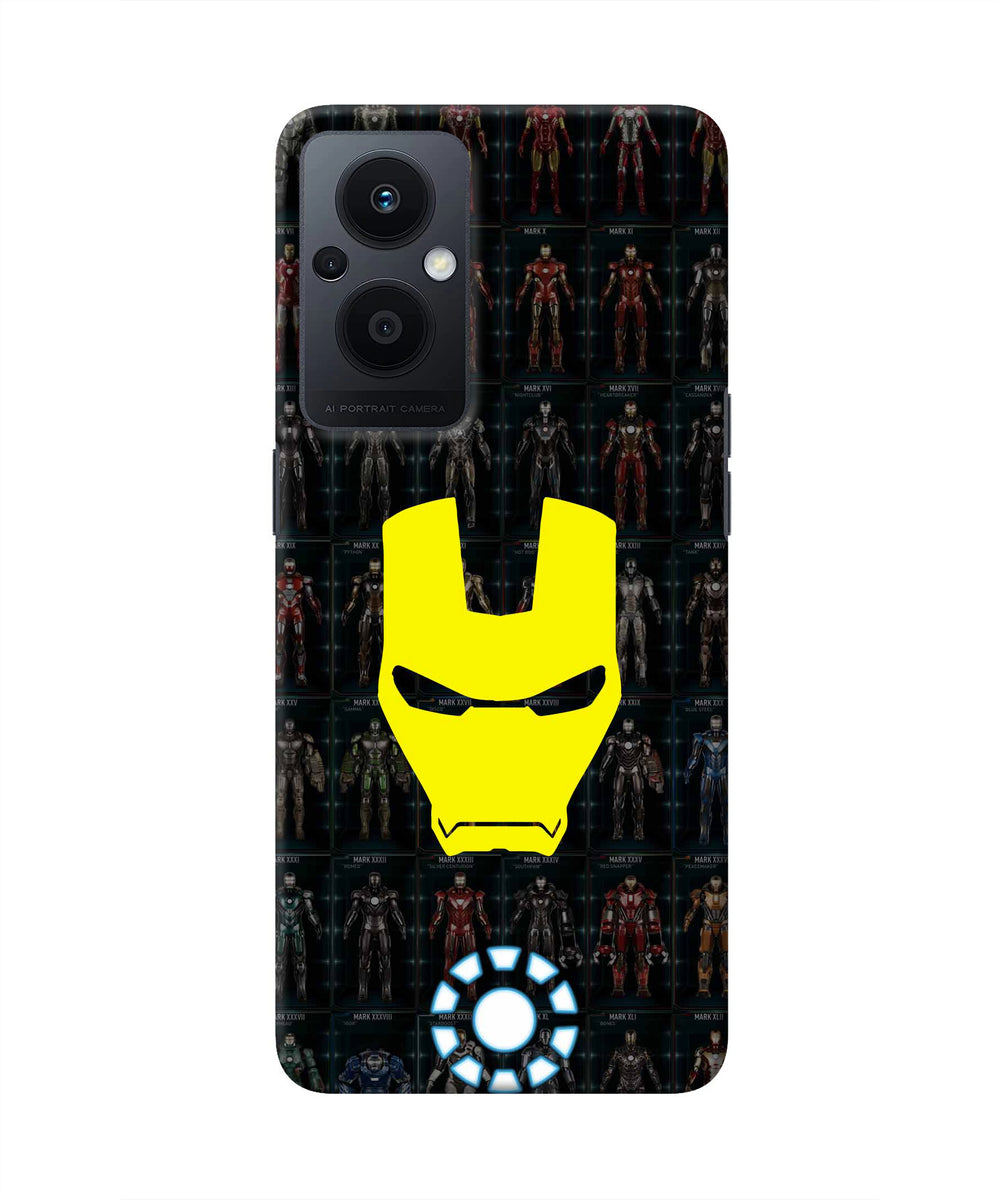 Buy Iron Man Suit Oppo F21 Pro 5G Real 4D Back Cover at best price in ...