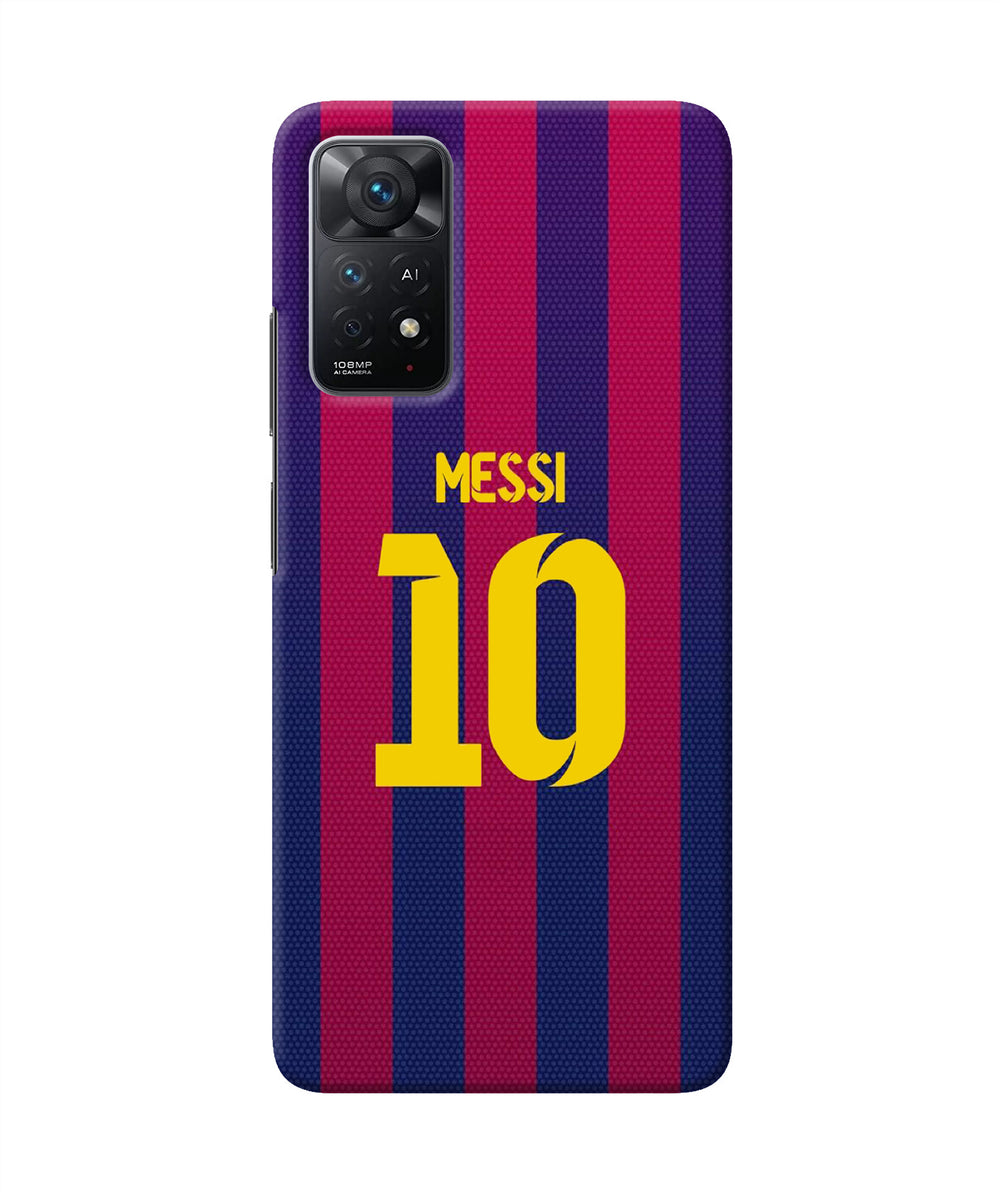 Messi 10 tshirt Redmi Note 11 Pro Plus 5G Back Cover Case Online at ...