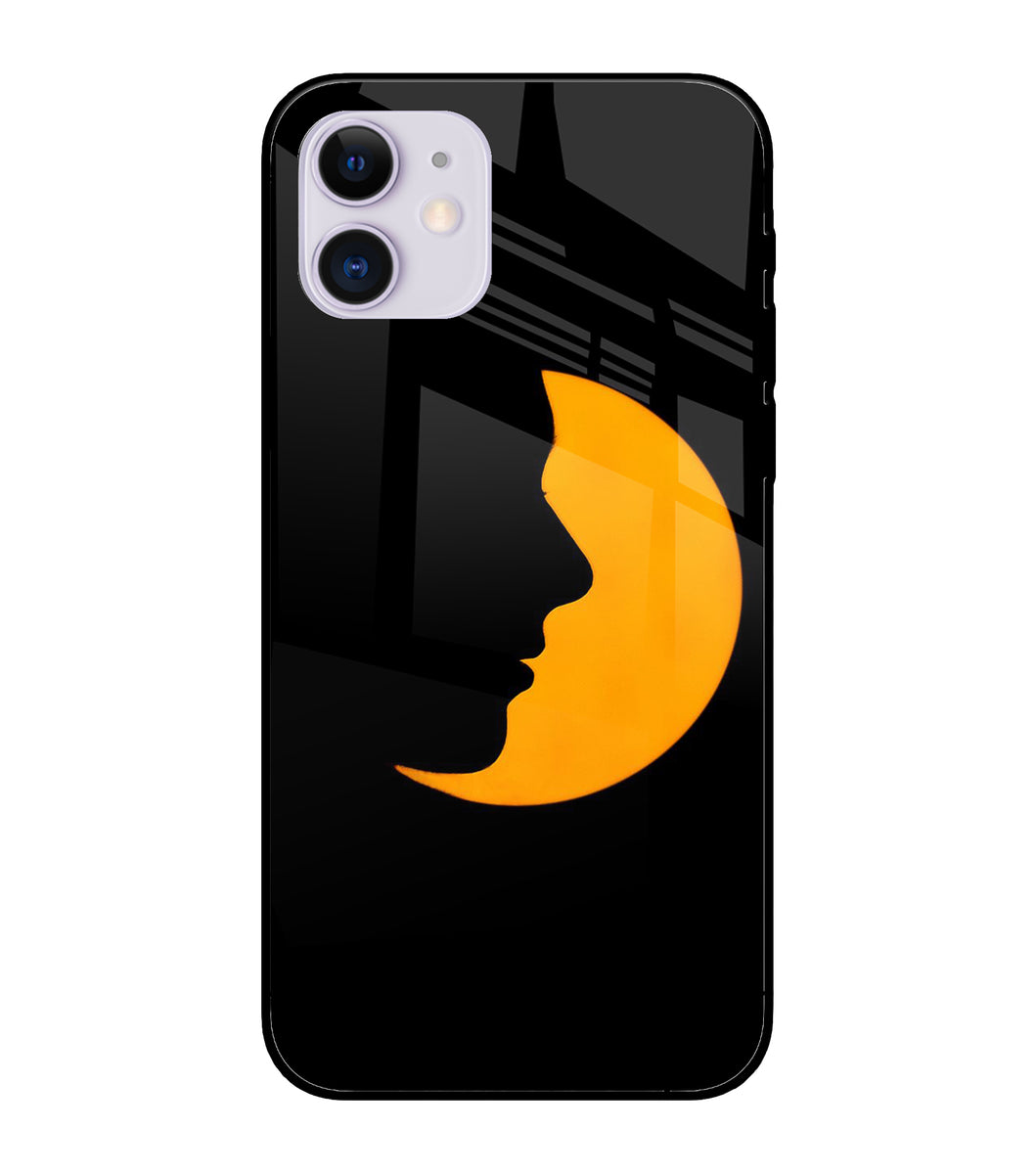 Buy Moon Face iPhone 12 Glass Cover at just Rs.299 – Shoproom